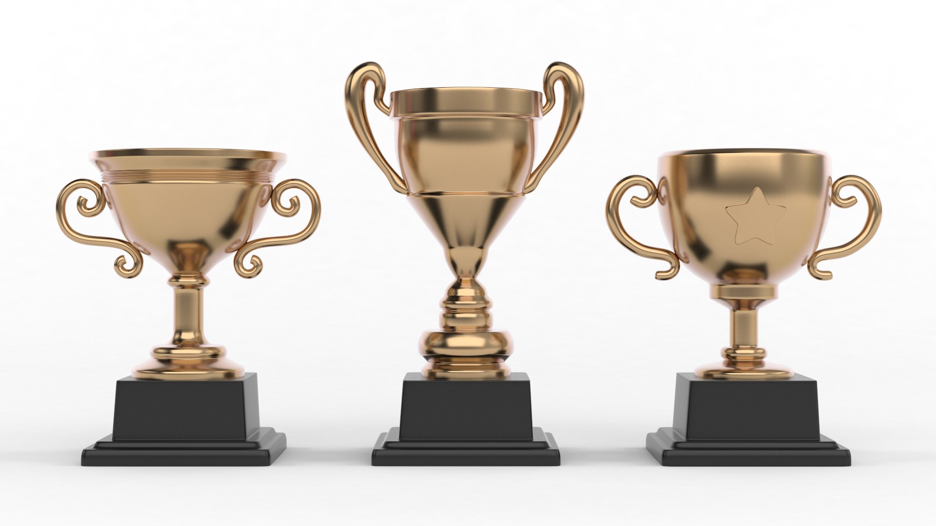 Trophy Cups Model - TurboSquid 2332231