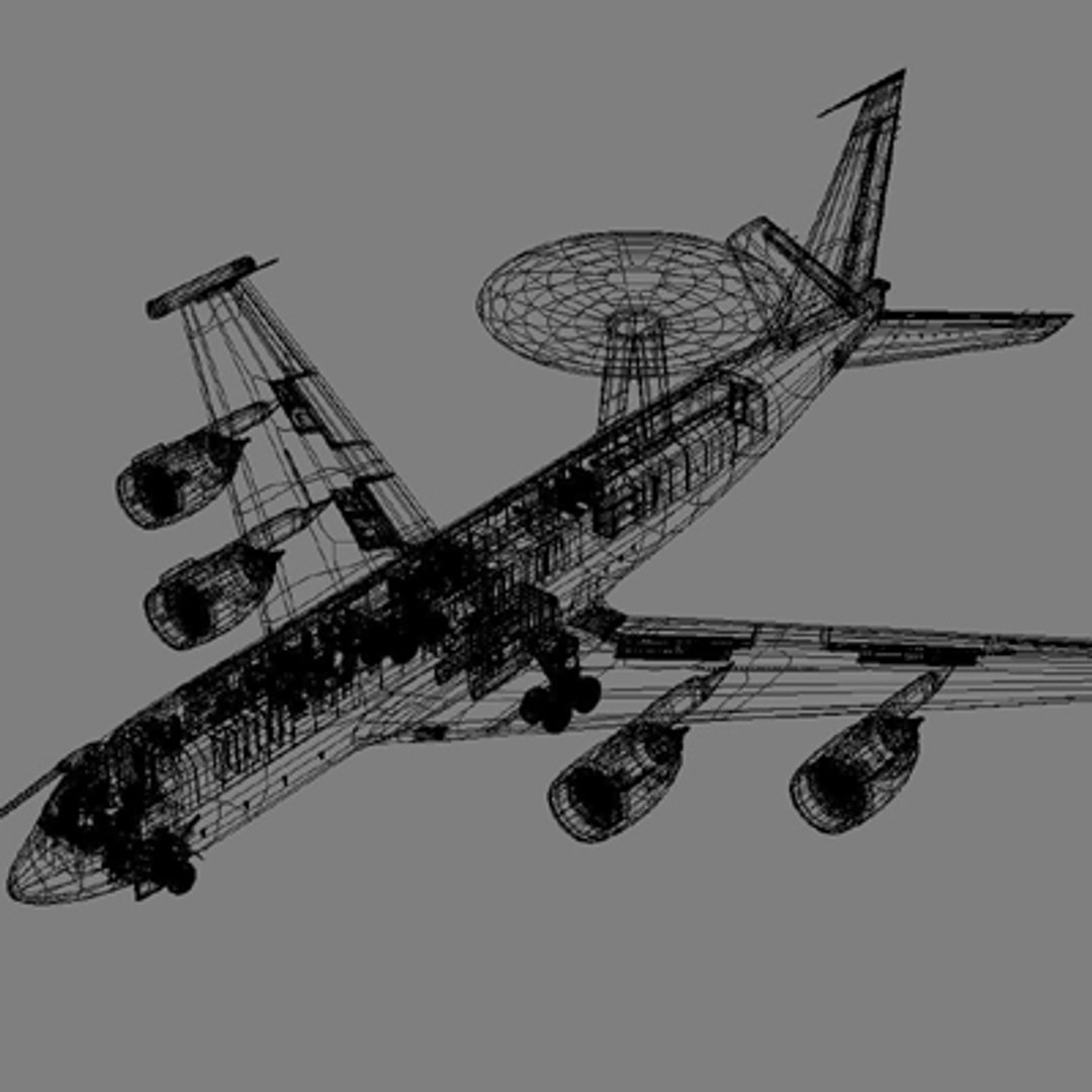 Early Aircraft 3d Model