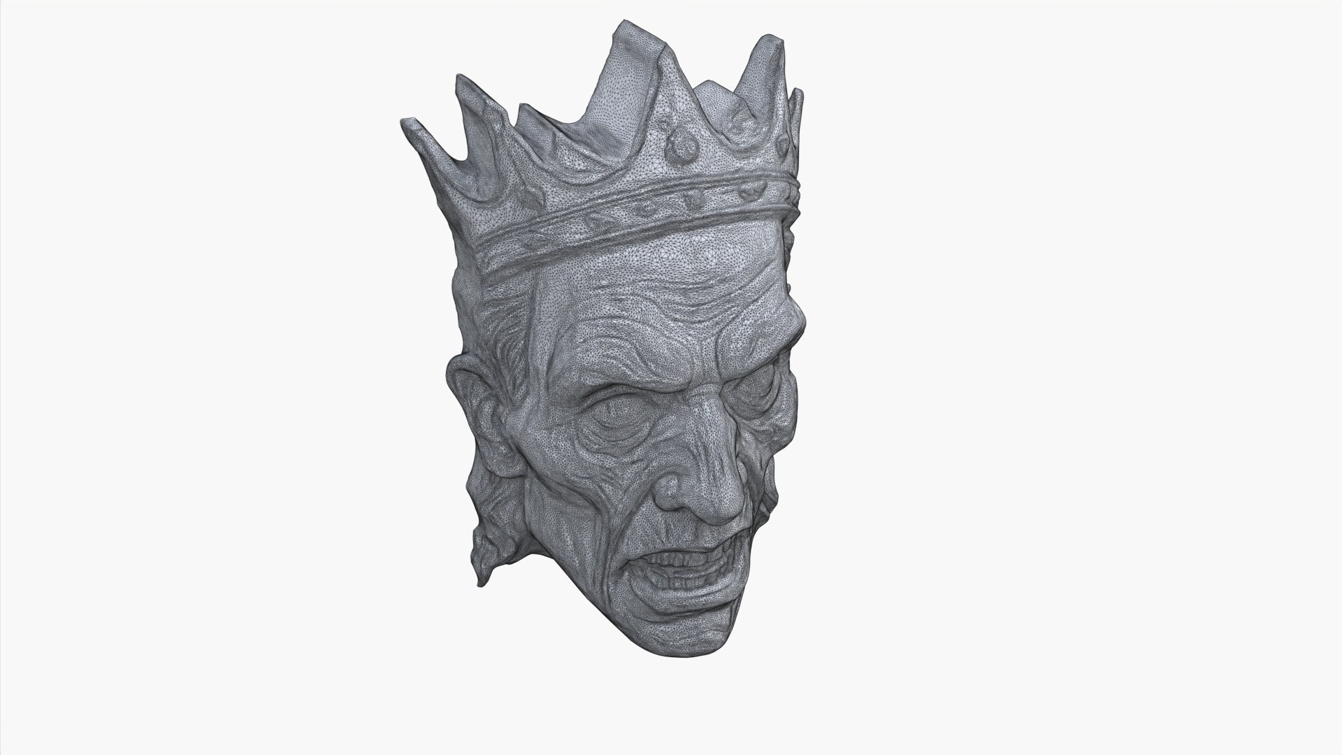 King Face Bas-relief 3 3D Model - TurboSquid 2266881
