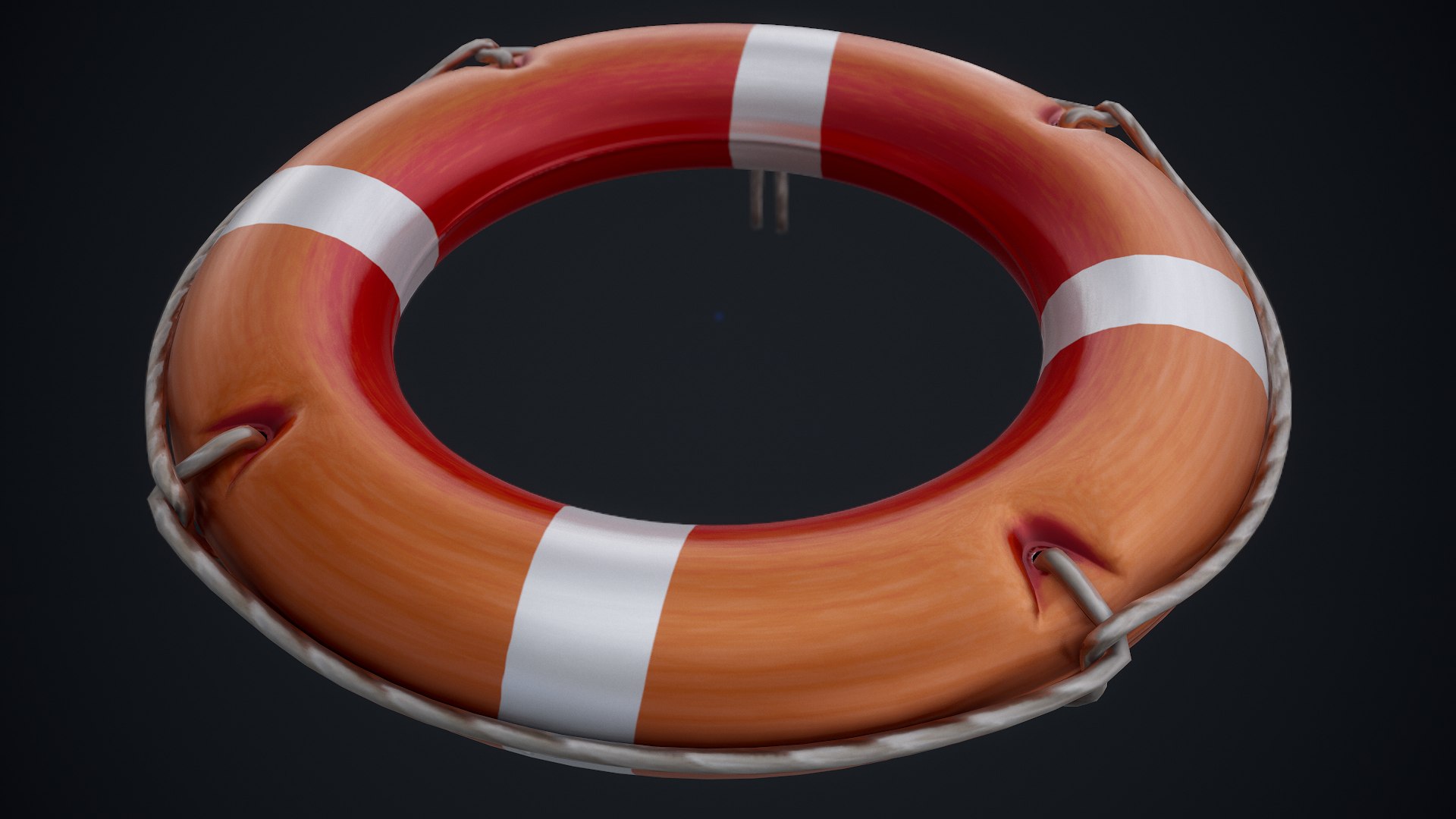 3D Model Life Buoy Pbr - TurboSquid 1536101