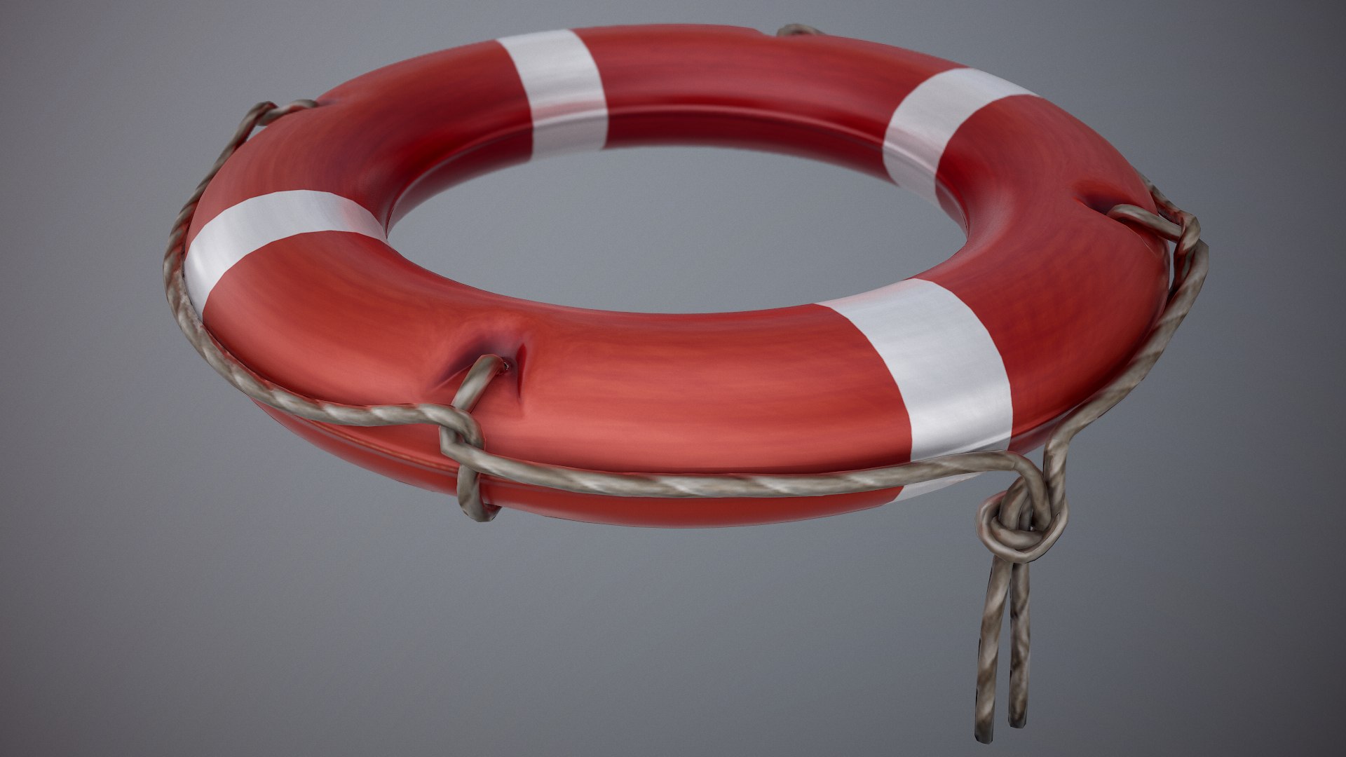 3D Model Life Buoy Pbr - TurboSquid 1536101