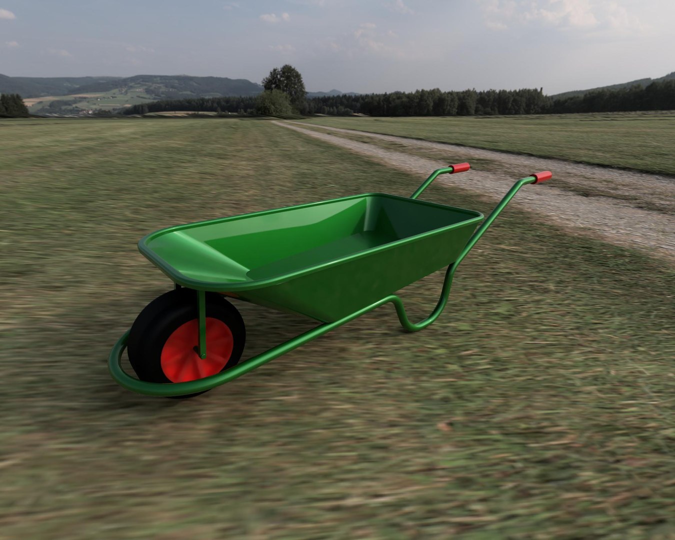 Wheelbarrow 3D Model - TurboSquid 2005948