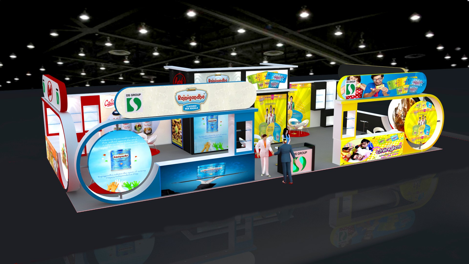 3side Open Stand Model - TurboSquid 1990941