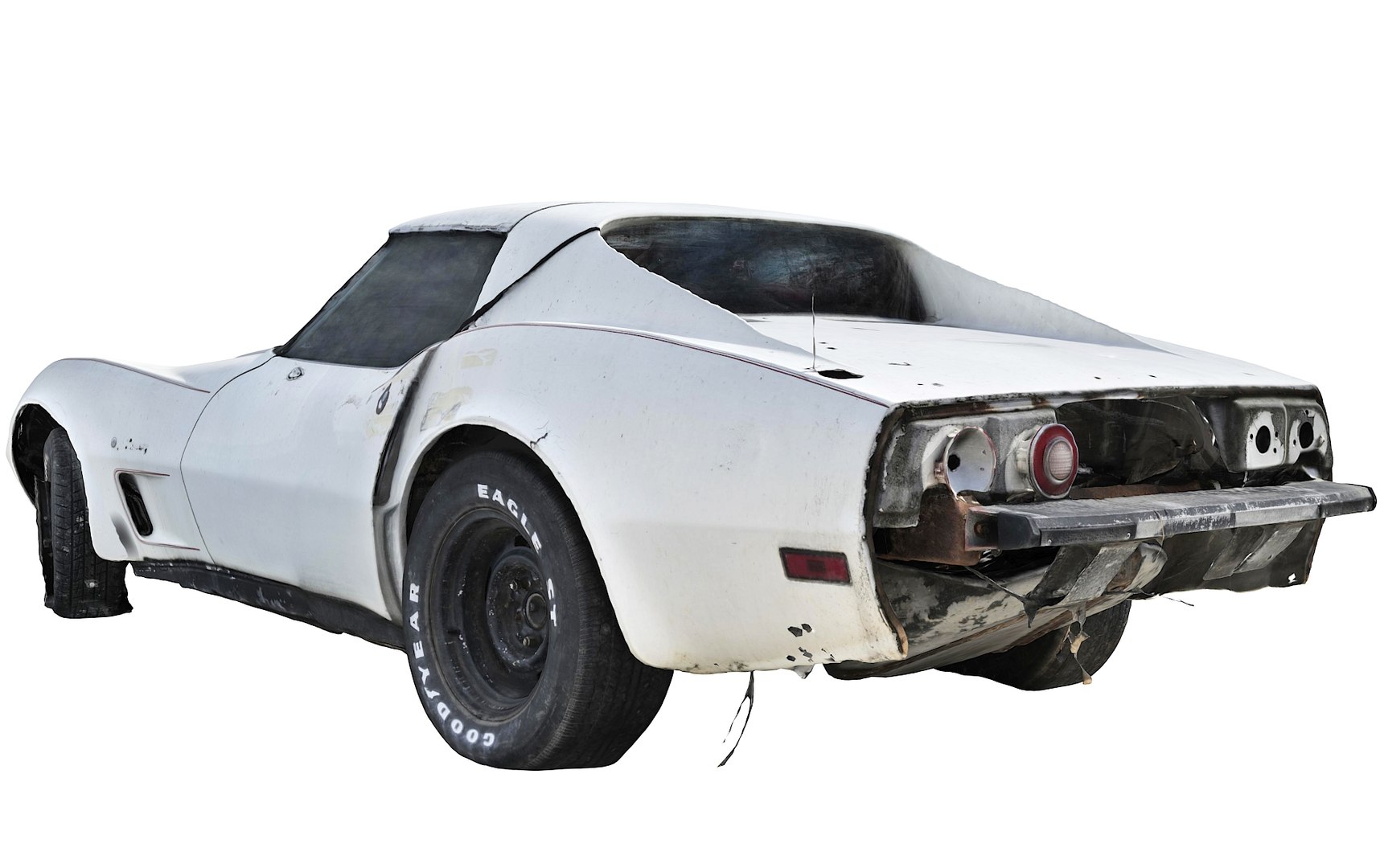 Classic Car Wreck(1) 3D Model - TurboSquid 1733517