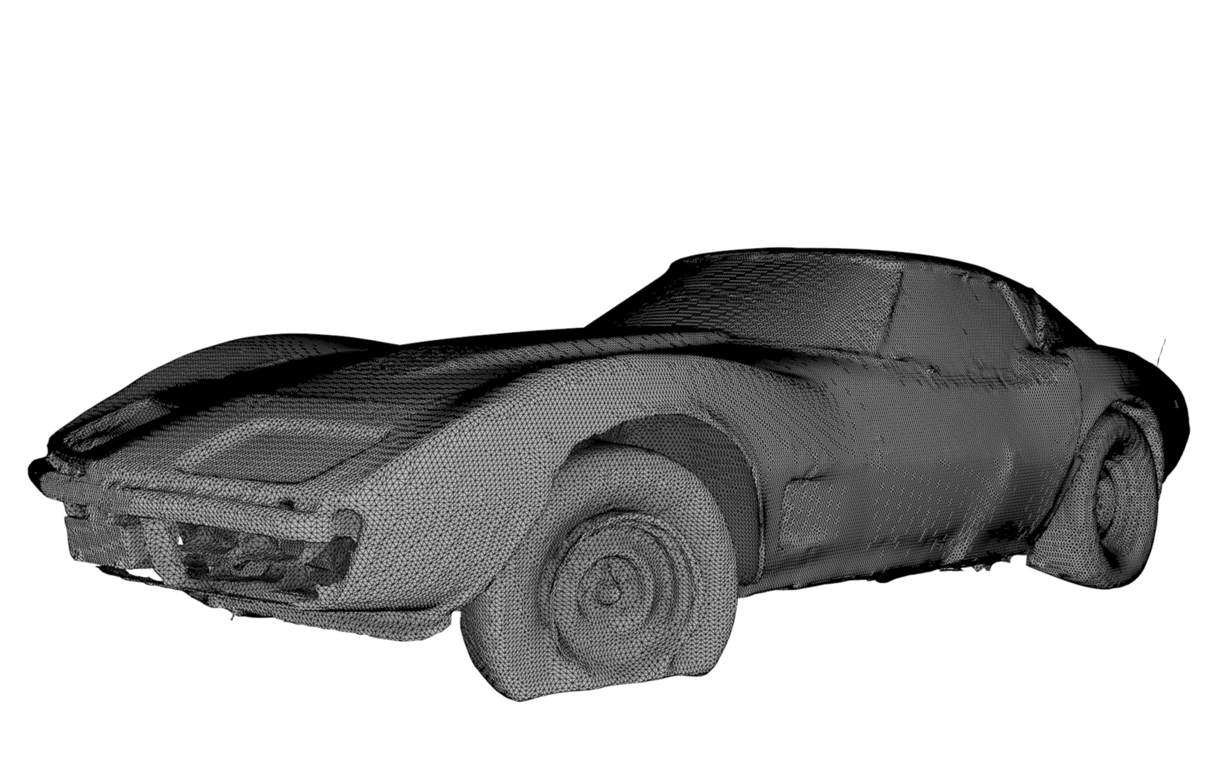 Classic Car Wreck(1) 3D Model - TurboSquid 1733517