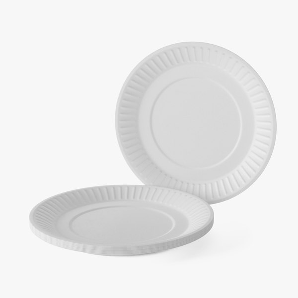 3D Paper Plate - TurboSquid 1851115