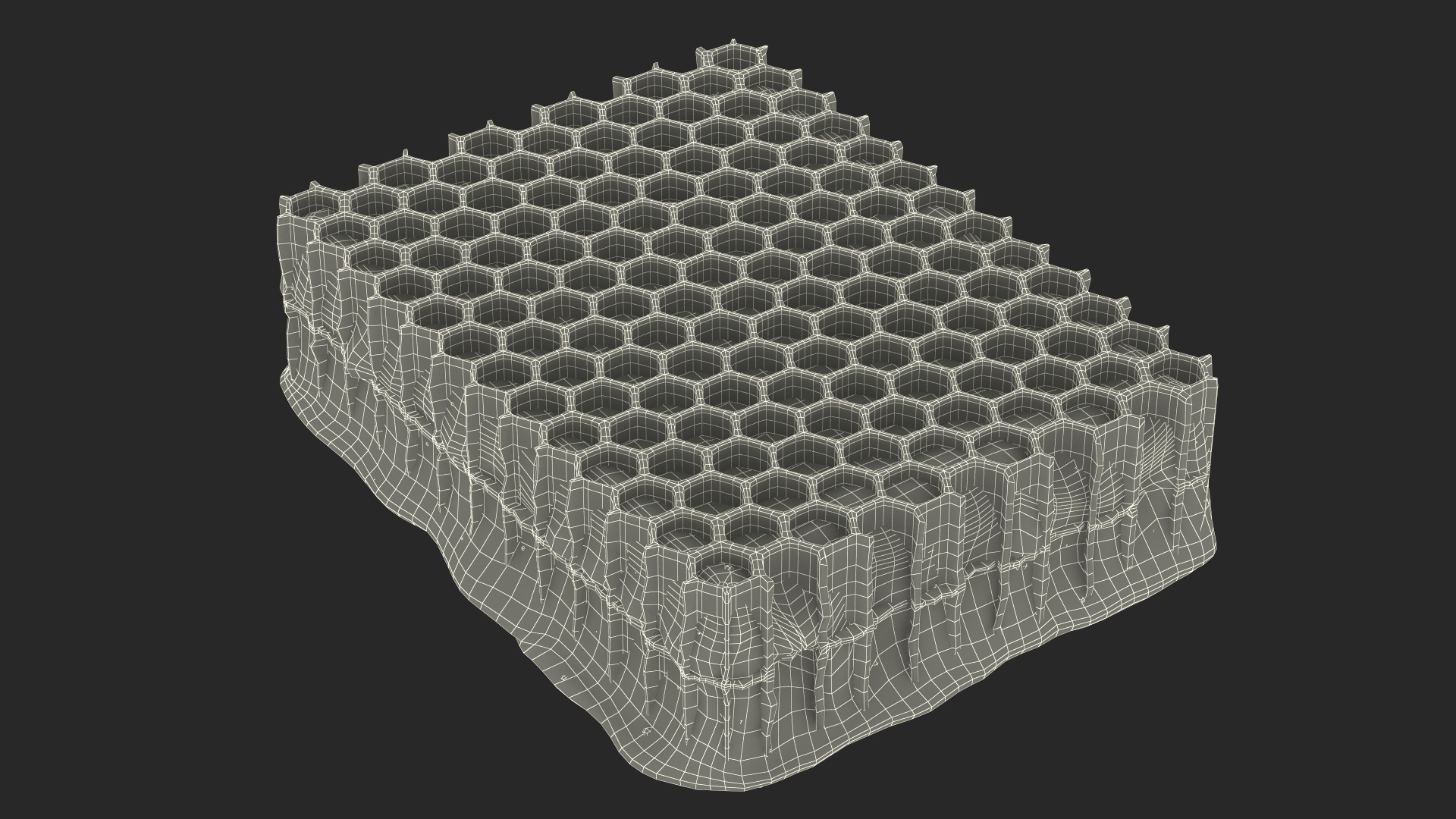 Raw Honeycomb 3D Model - TurboSquid 2063028