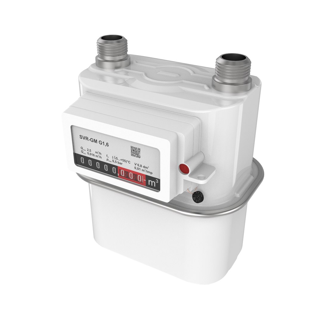Gas Meter 3D Model - TurboSquid 1954731