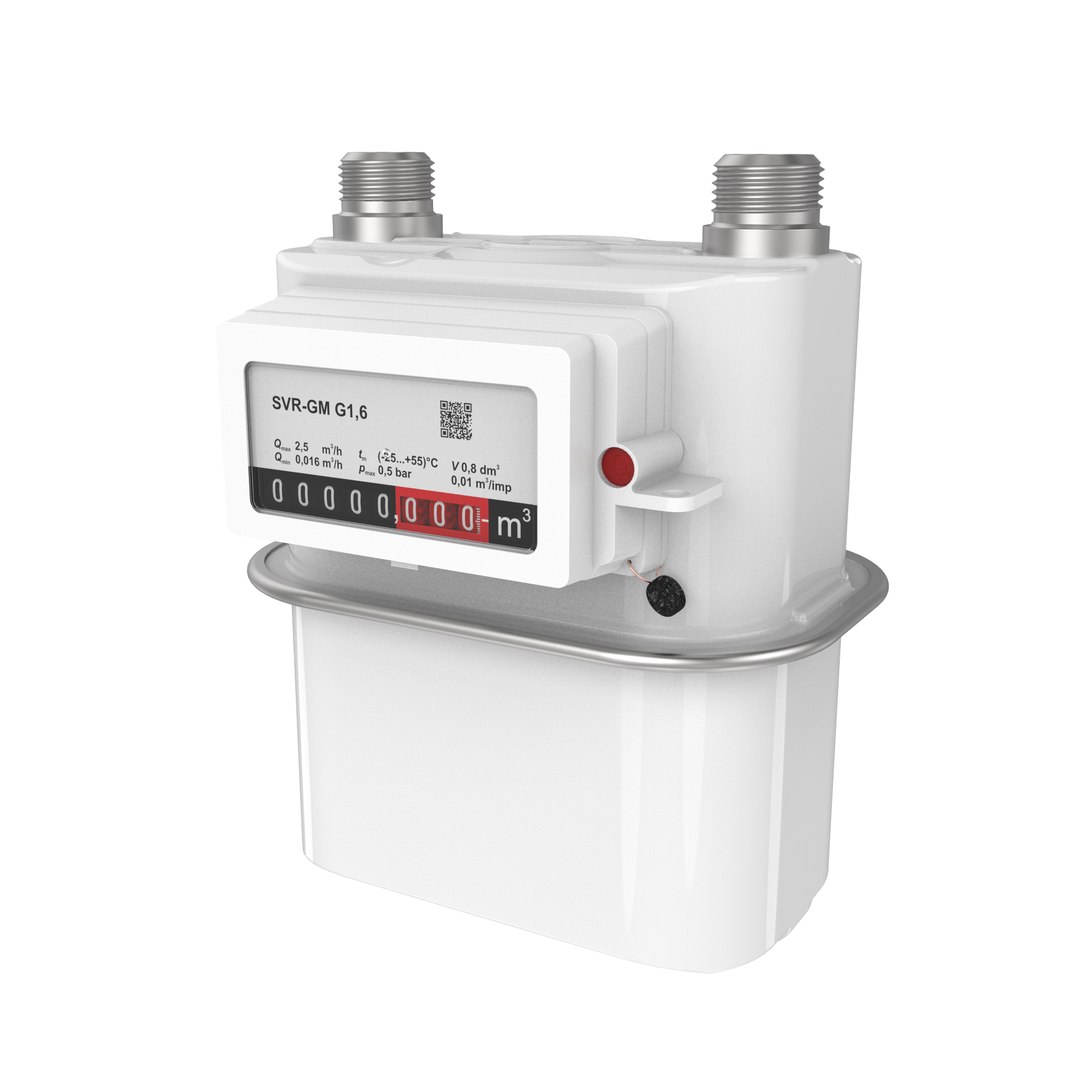 Gas Meter 3D Model - TurboSquid 1954731