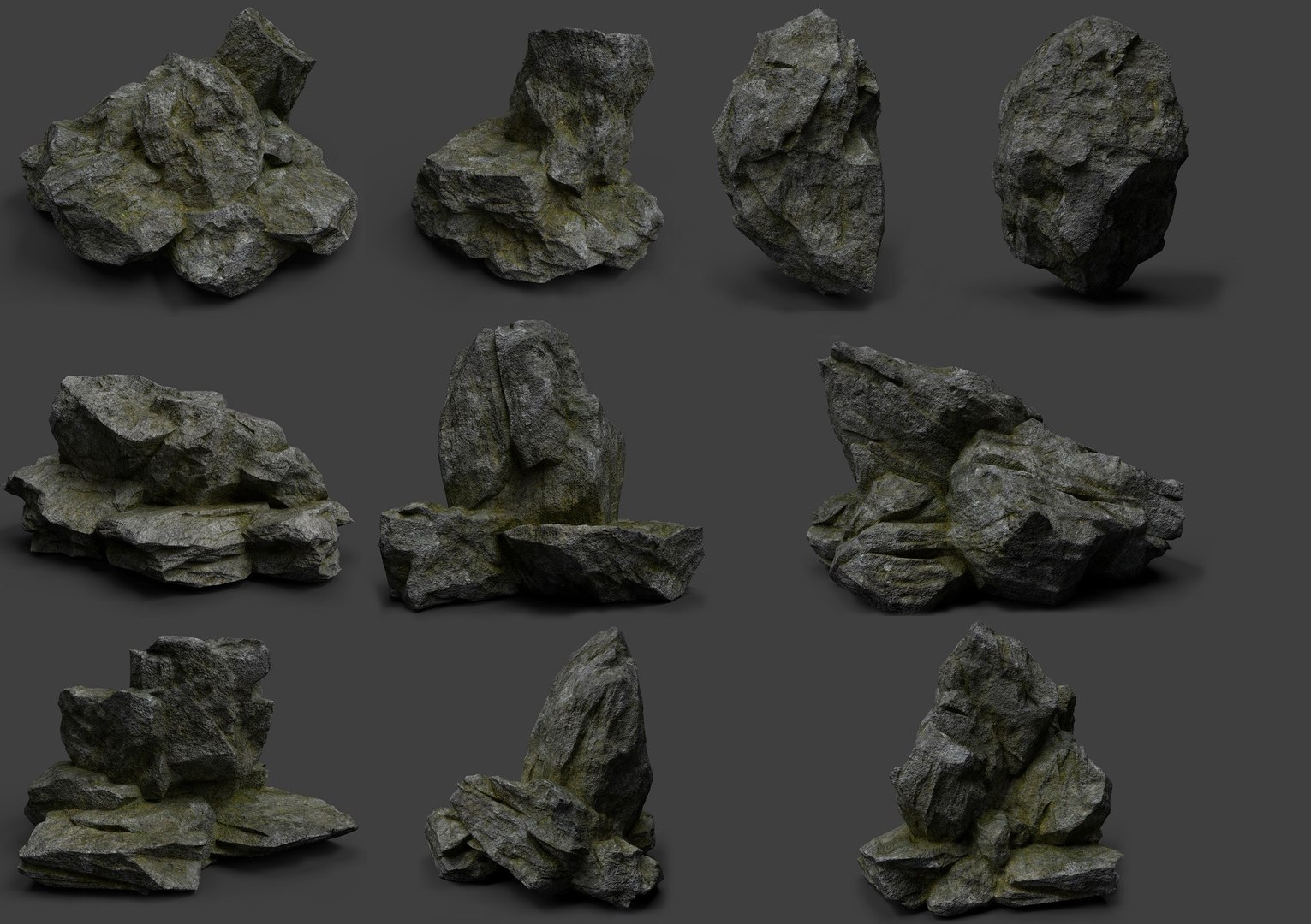 3D Rock Stone Nature Model - TurboSquid 1693469