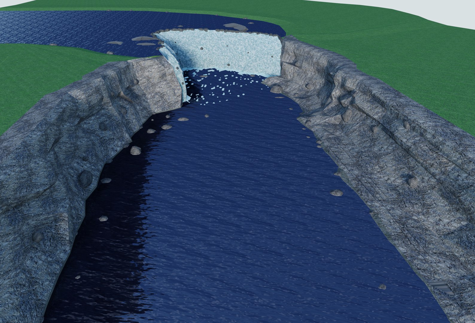 3D Niagara Falls Waterfalls Model - TurboSquid 1613256