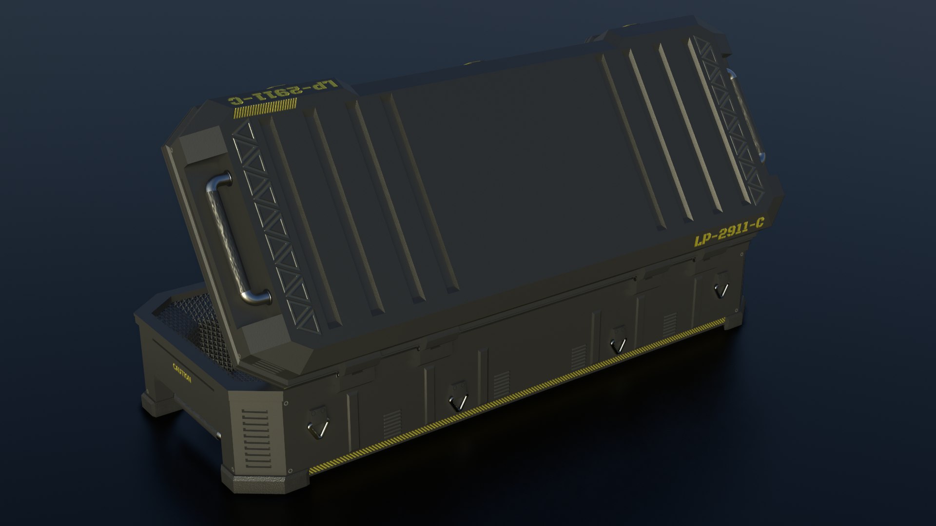 3D Sci-Fi Crates - TurboSquid 2174118