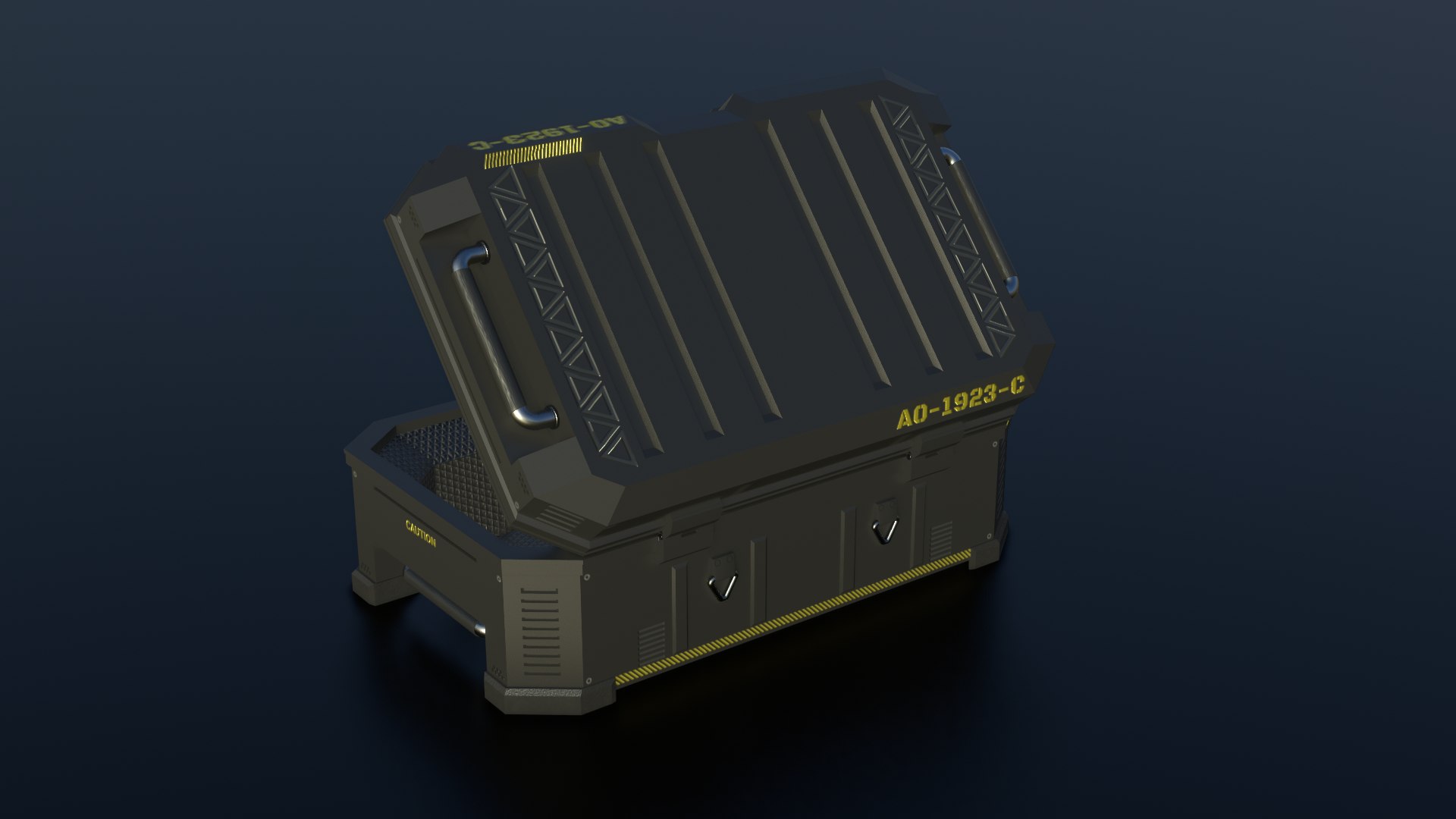 3D Sci-Fi Crates - TurboSquid 2174118