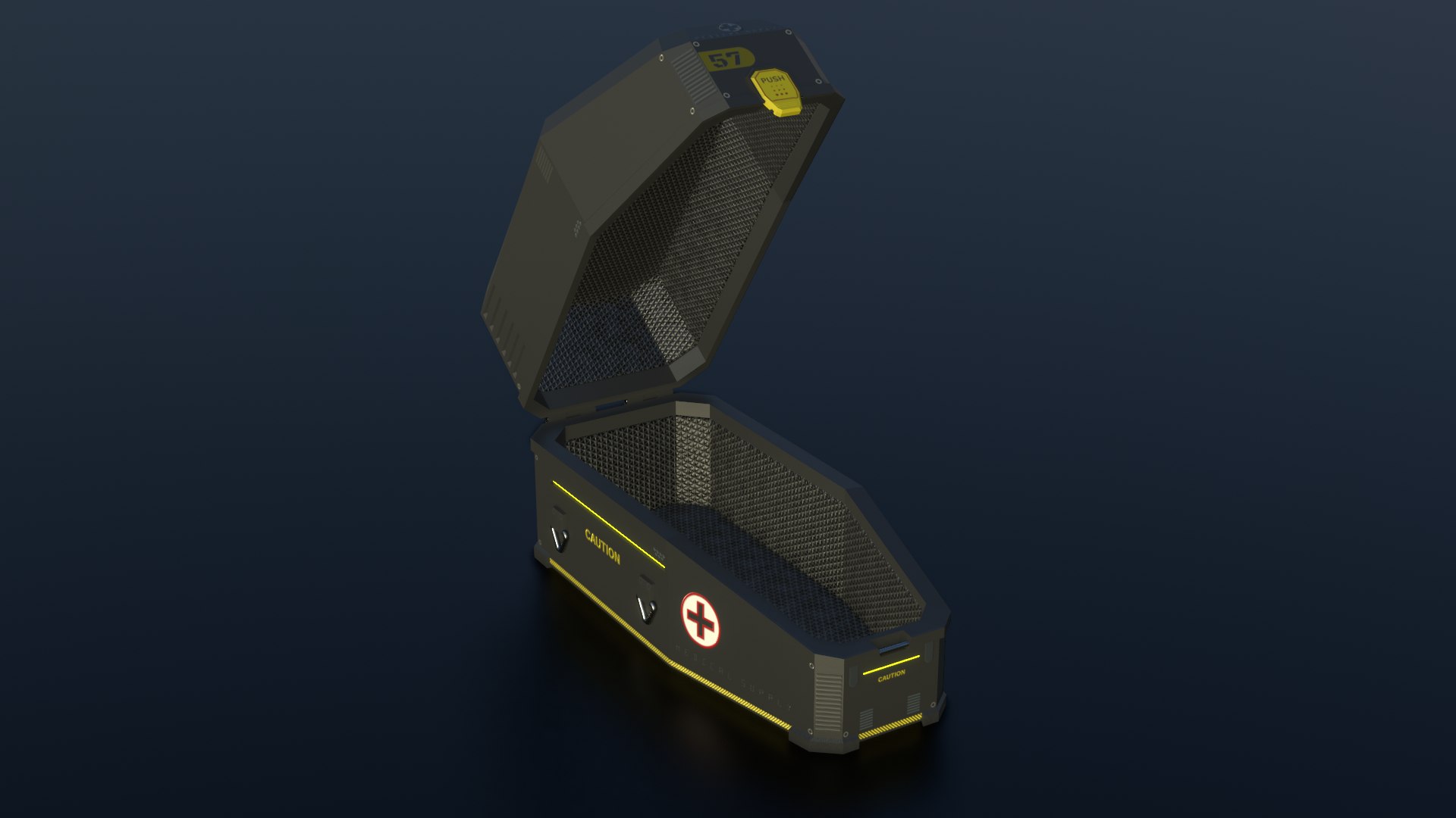 3D Sci-Fi Crates - TurboSquid 2174118