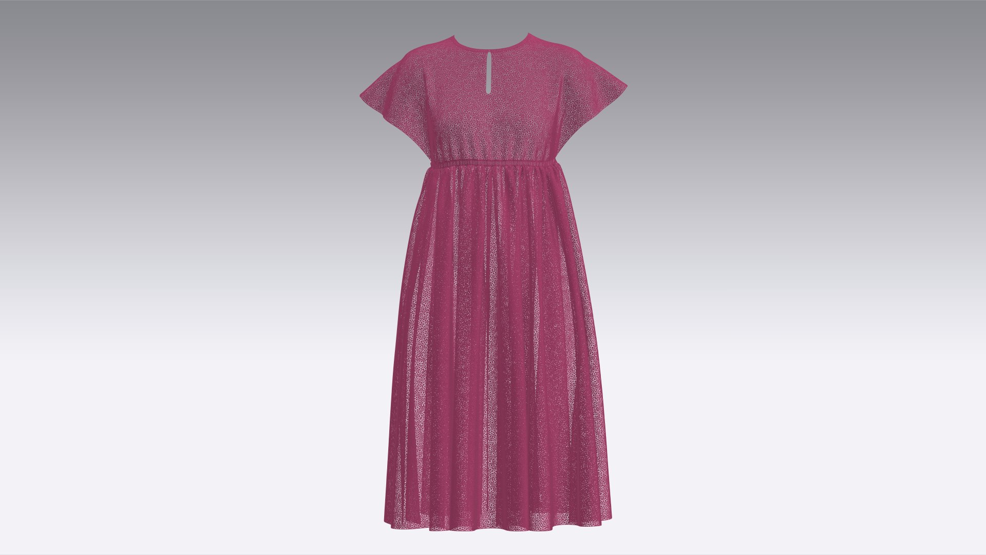 Ladies Midi Dress Model - TurboSquid 2186341