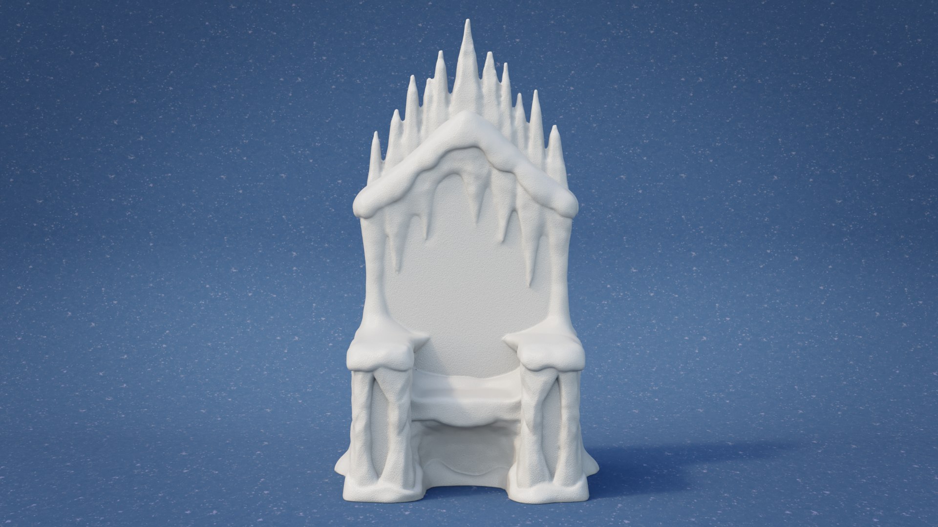 Ice Throne 3D Model - TurboSquid 2222559