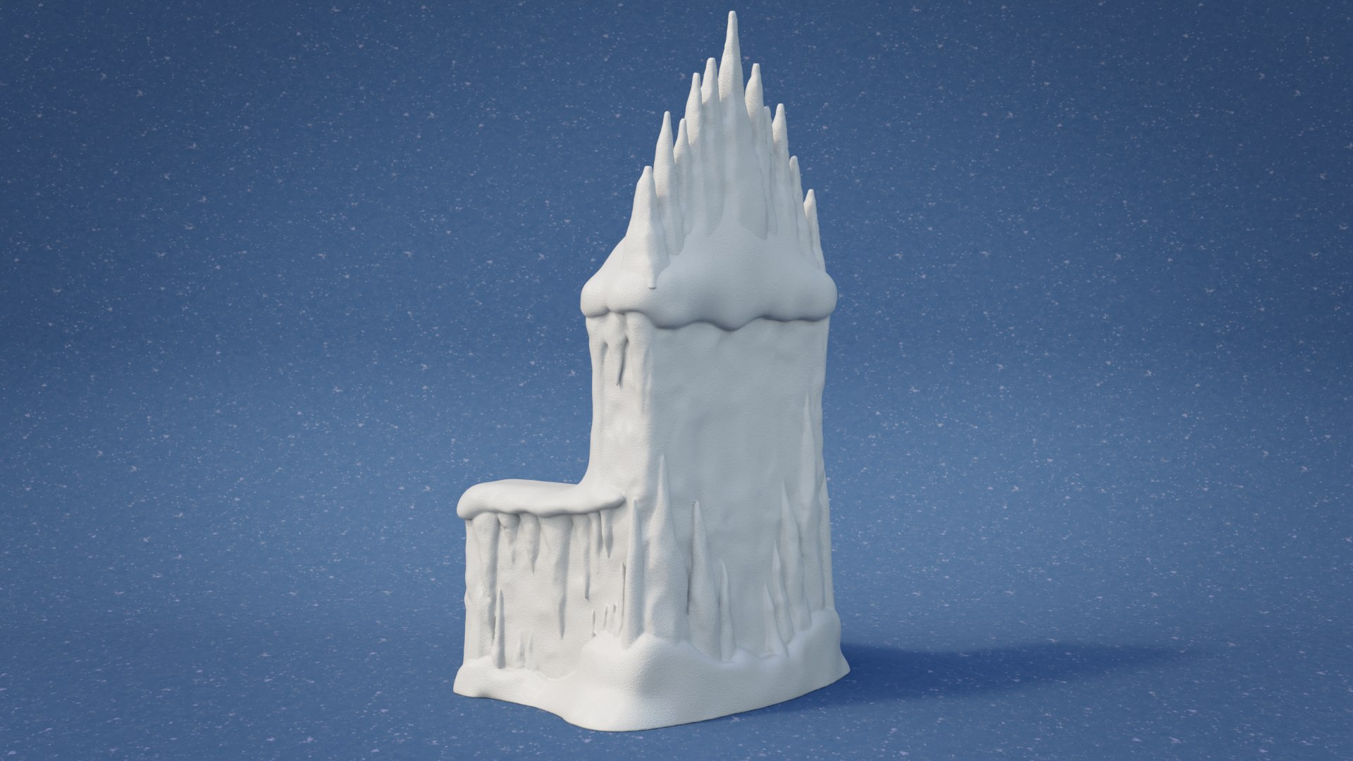 Ice Throne 3D Model - TurboSquid 2222559