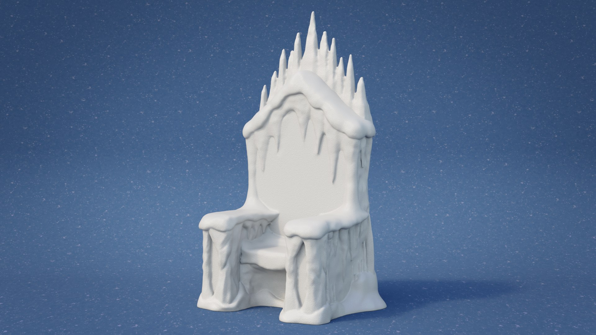 Ice Throne 3D Model - TurboSquid 2222559