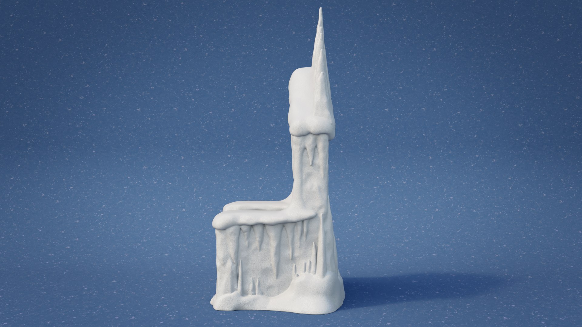 Ice Throne 3D Model - TurboSquid 2222559