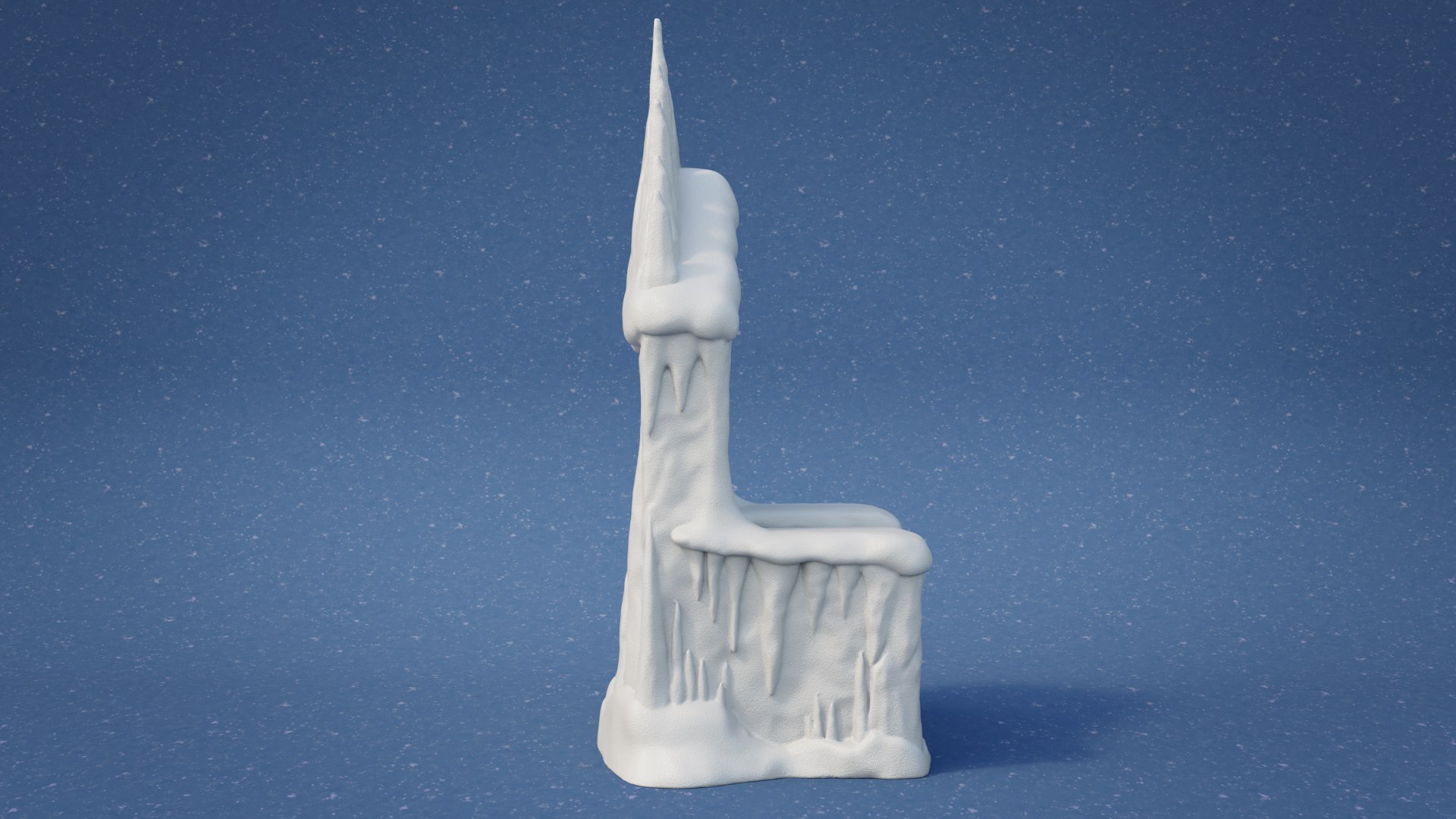 Ice Throne 3D Model - TurboSquid 2222559