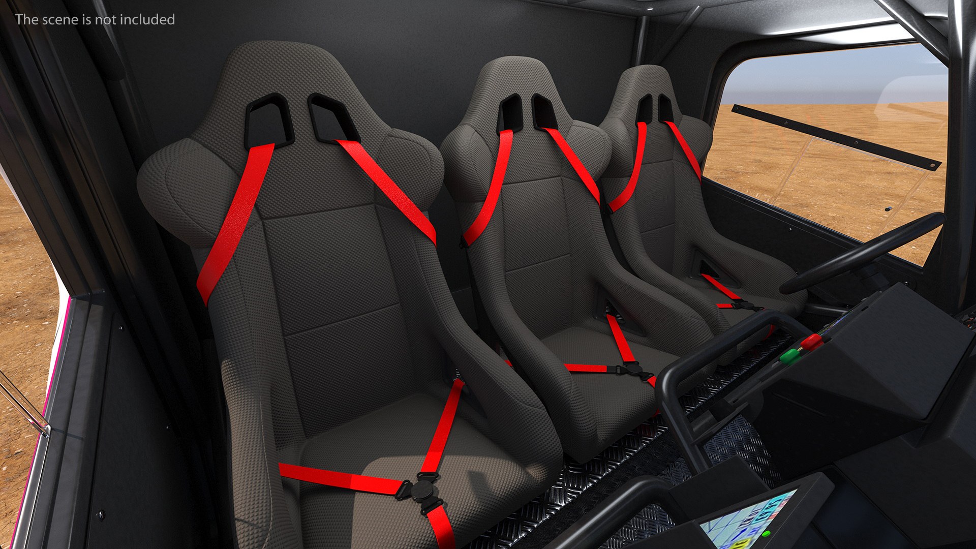 Racing Car Seats 3D Model - TurboSquid 2062991