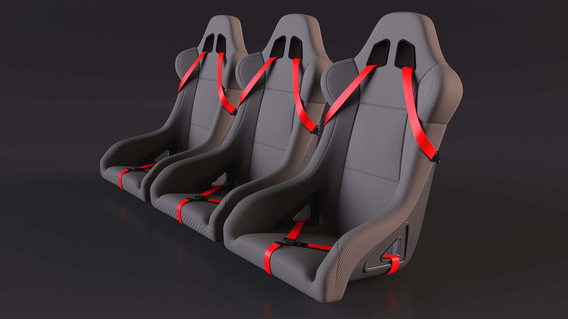 Racing Car Seats 3D Model - TurboSquid 2062991