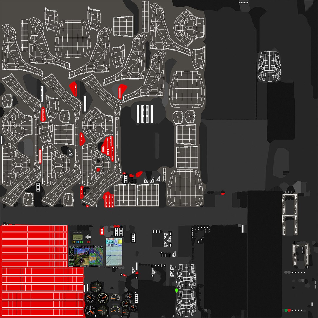 Racing Car Seats 3D Model - TurboSquid 2062991