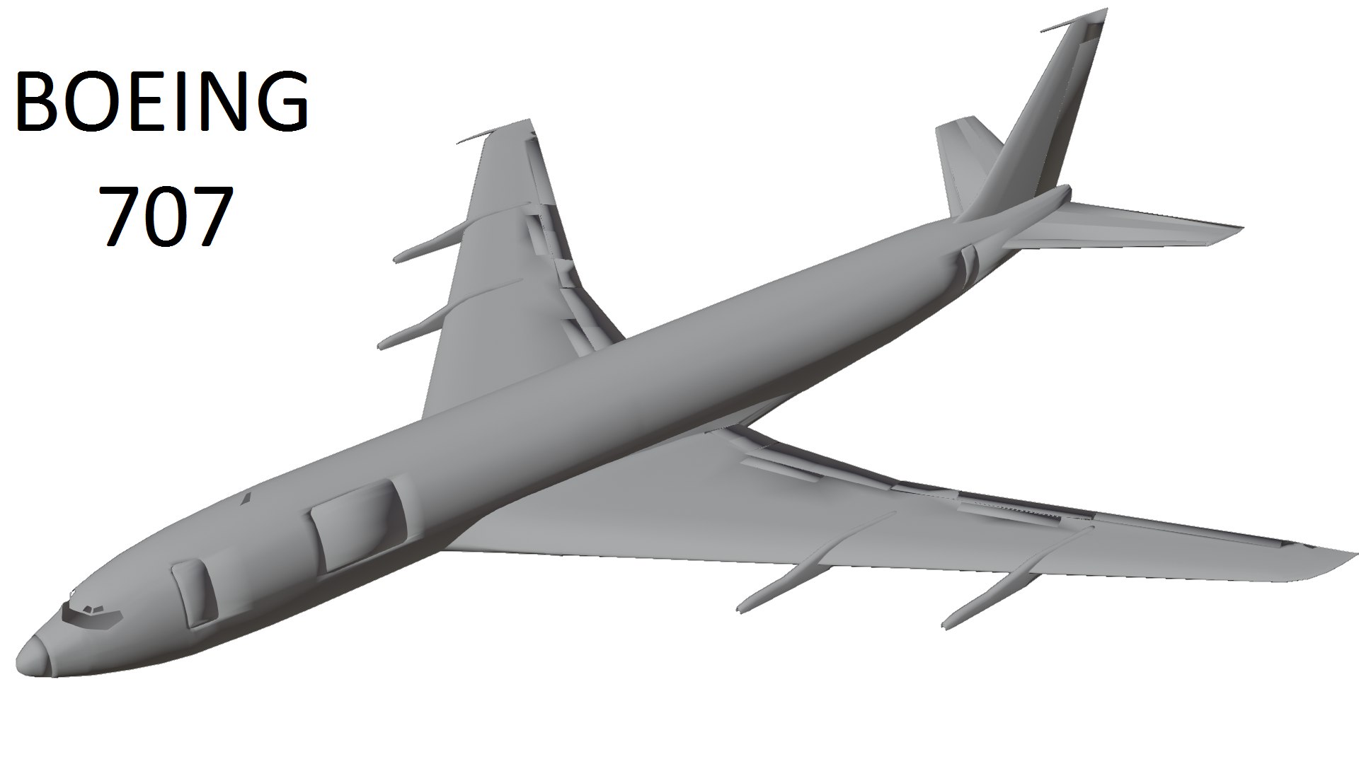 Boeing 707 Model - TurboSquid 2100345