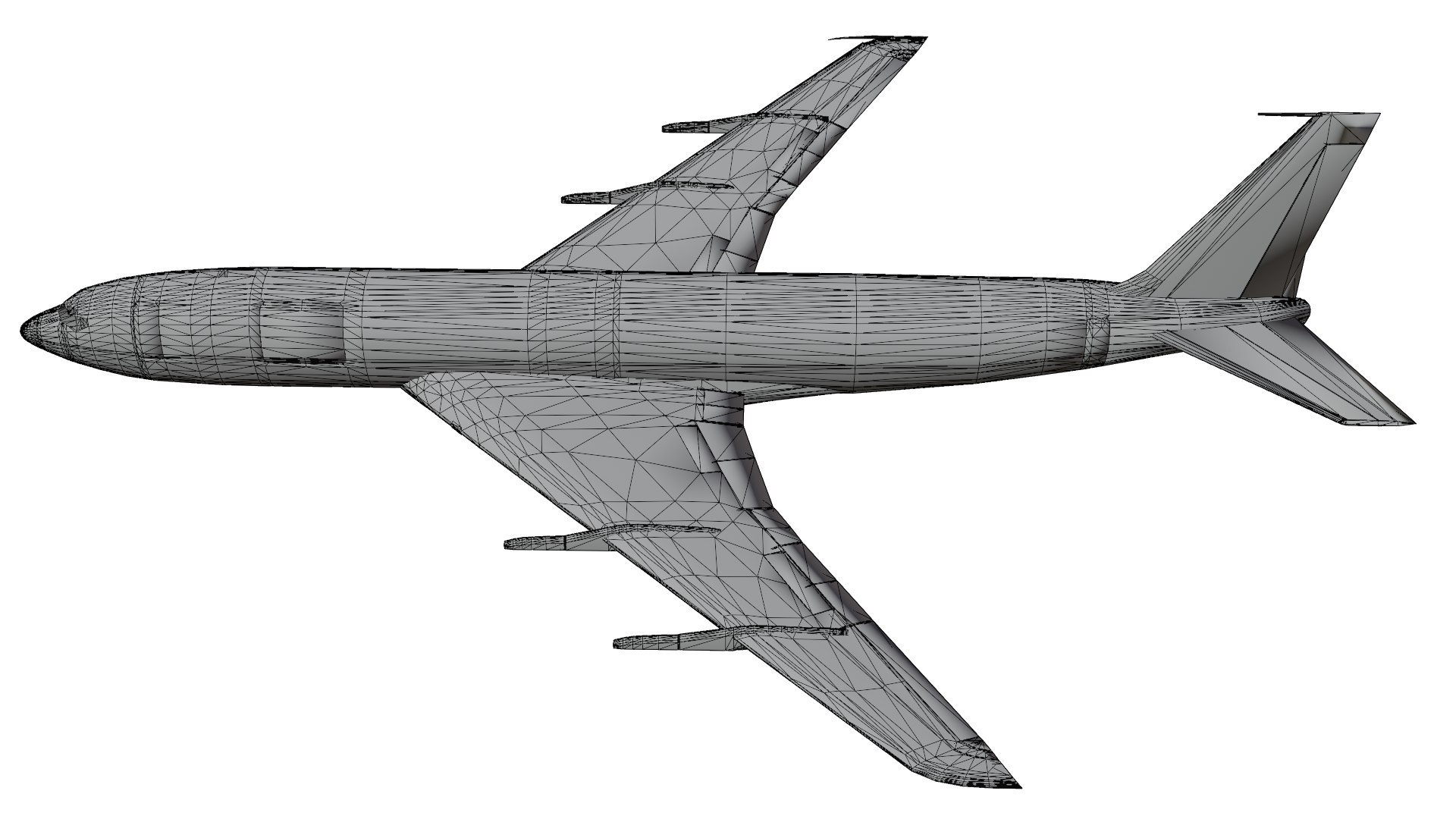 Boeing 707 Model - TurboSquid 2100345