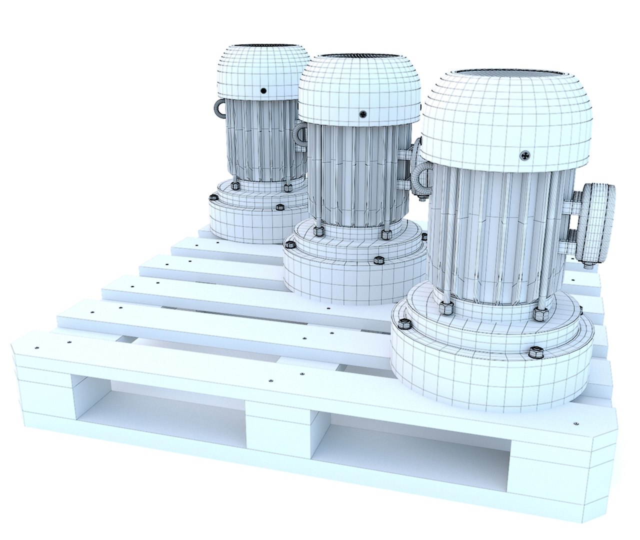 Industrial Machine Tool Vertical Electric Motor Model - TurboSquid 1807913