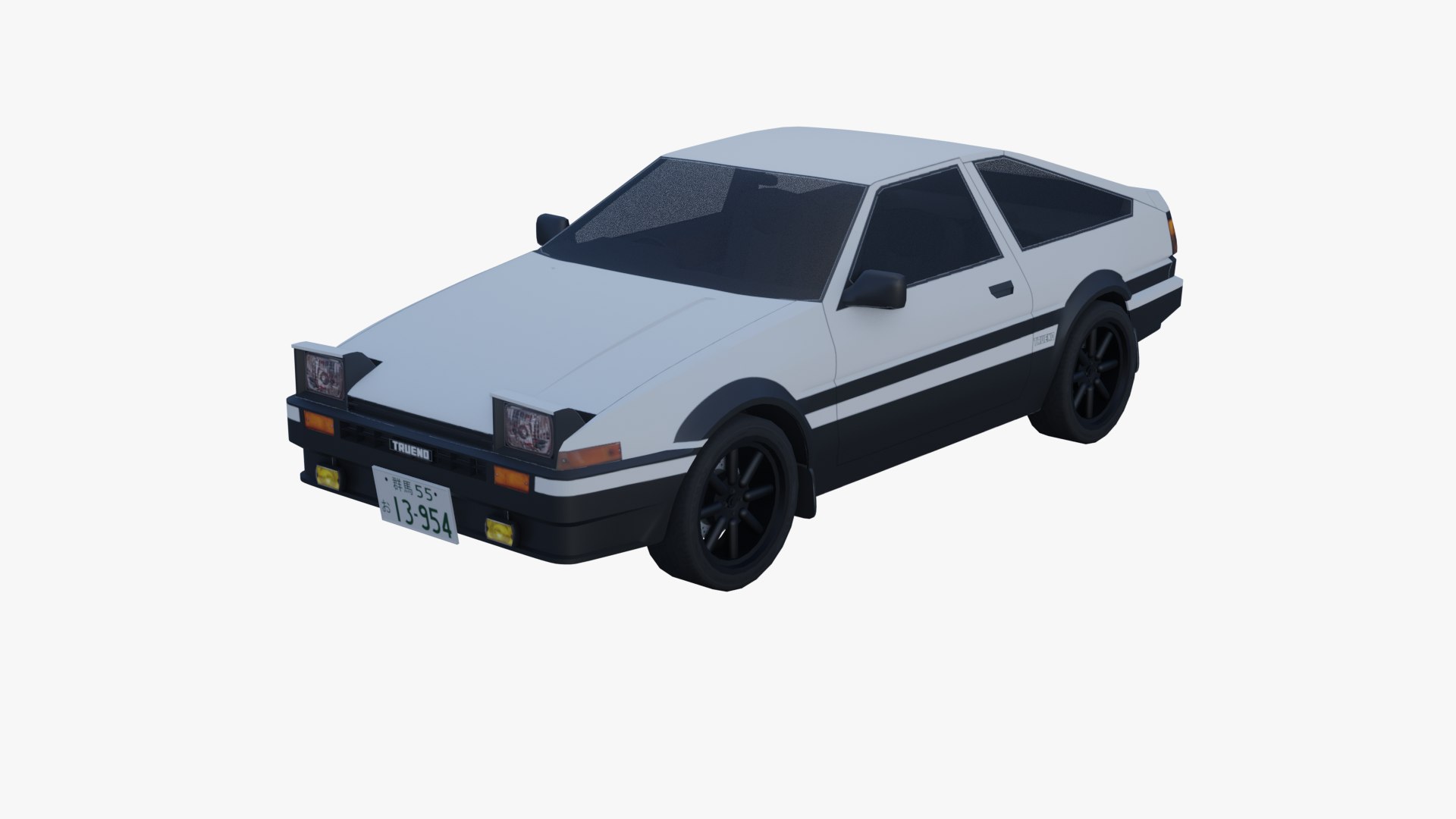 TOYOTA AE86 Trueno 3D Model - TurboSquid 1963880