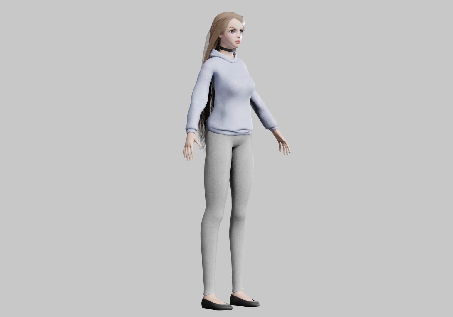 Pretty Cute Woman V32321 3D - TurboSquid 2278322