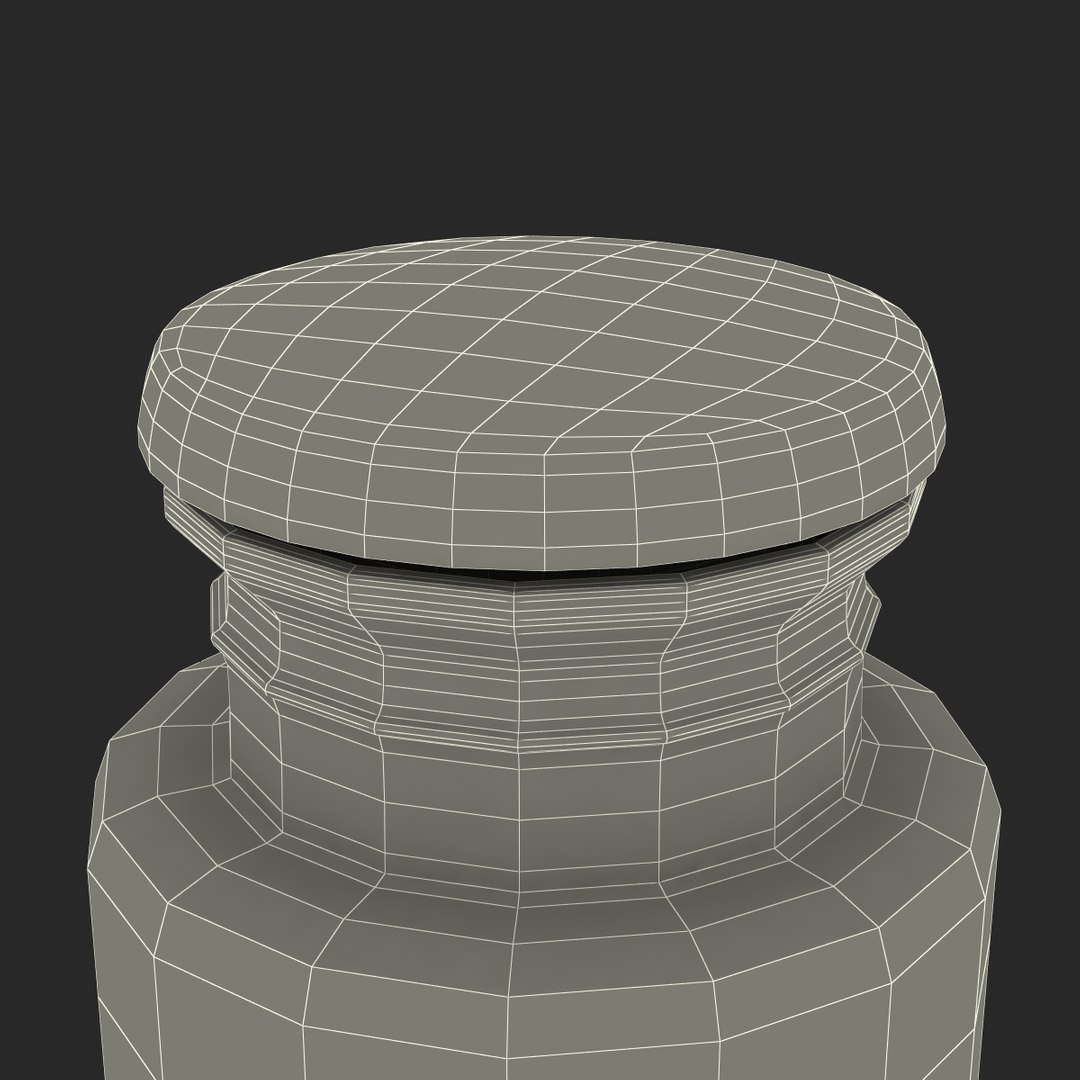 Glass Jar 3d Model