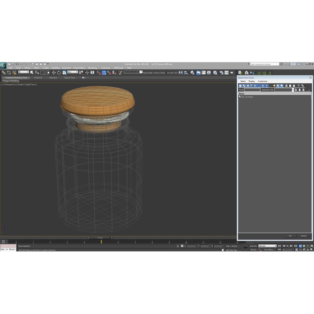Glass Jar 3d Model