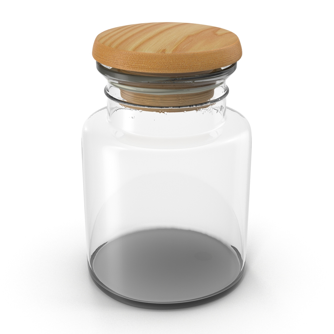 Glass Jar 3d Model