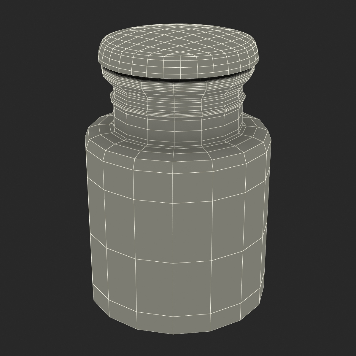 glass jar 3d model