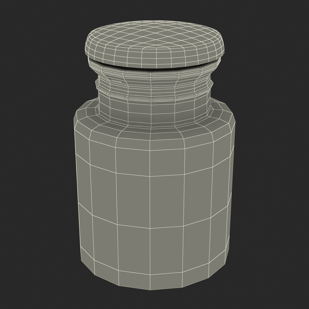 Glass Jar 3d Model