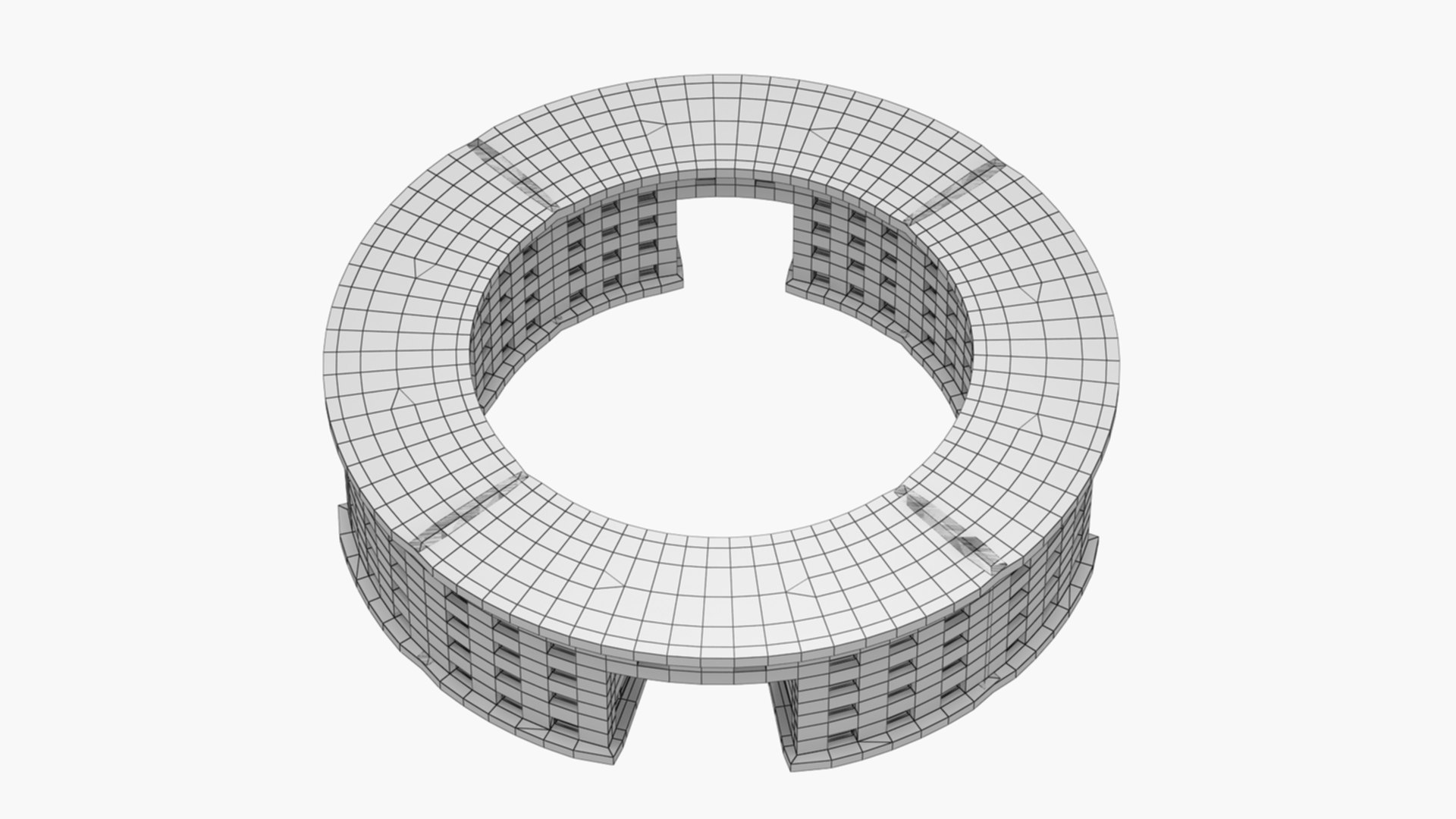 3D Hi-Tech Building 16 model - TurboSquid 2063289