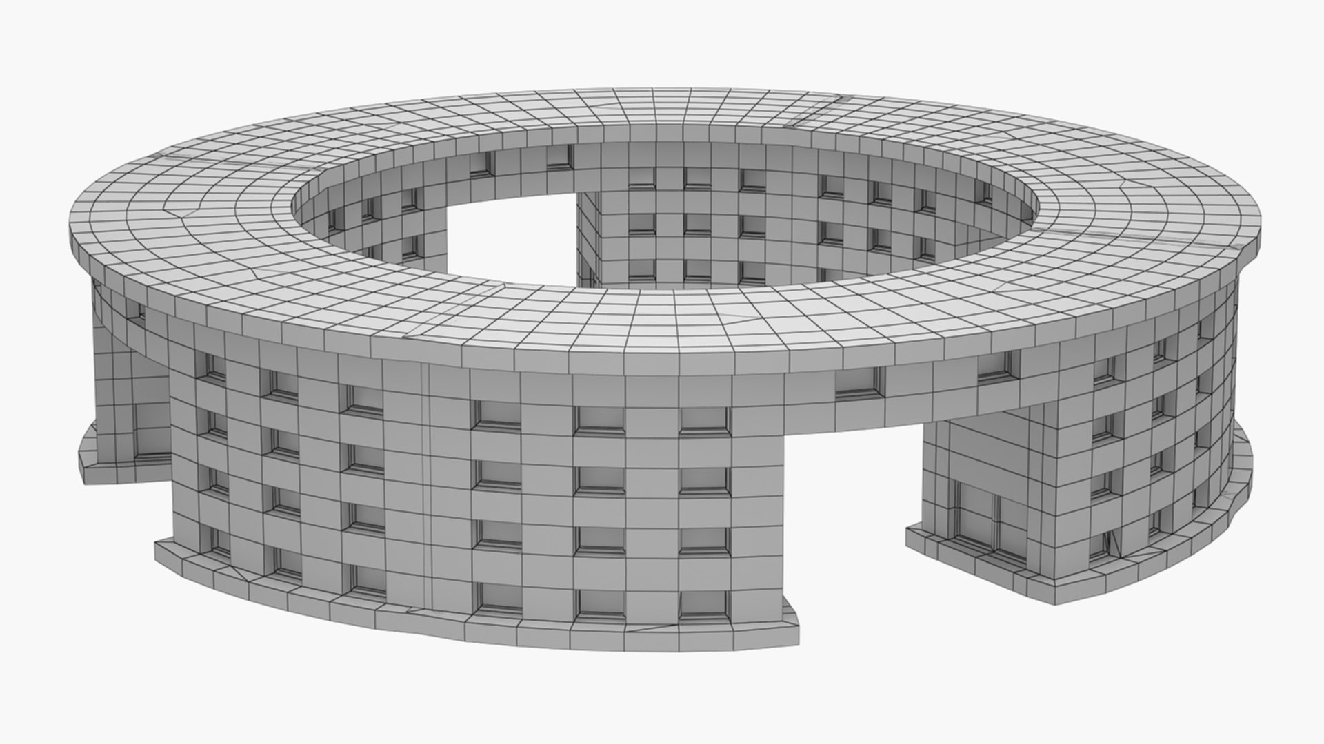 3D Hi-Tech Building 16 model - TurboSquid 2063289
