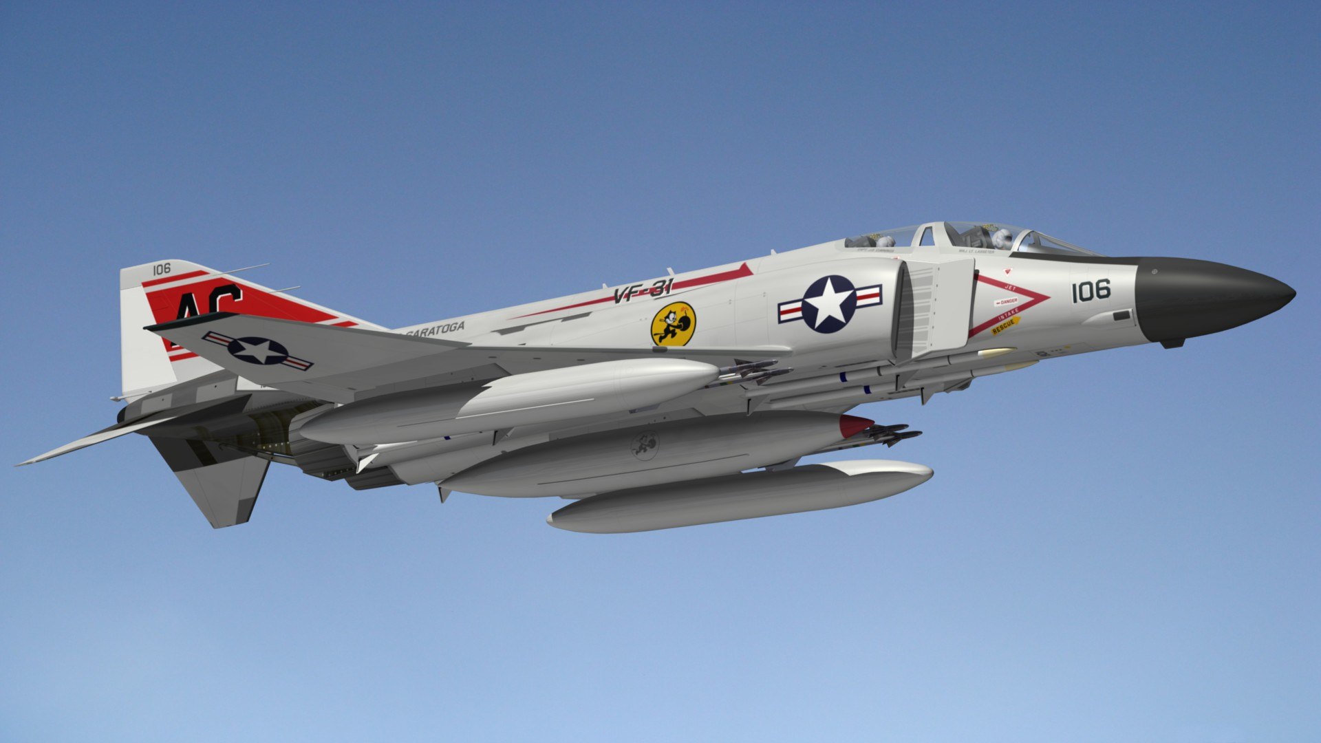 3D McDonnell Douglas F4J Phantom II Model - TurboSquid 1898606