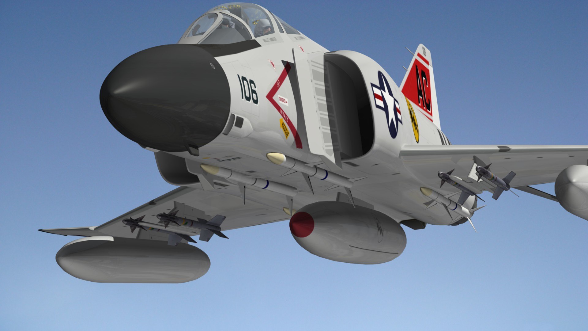 3D McDonnell Douglas F4J Phantom II Model - TurboSquid 1898606