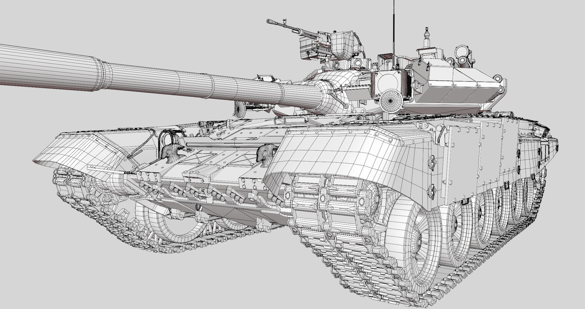 3D T-90A - TurboSquid 2094755