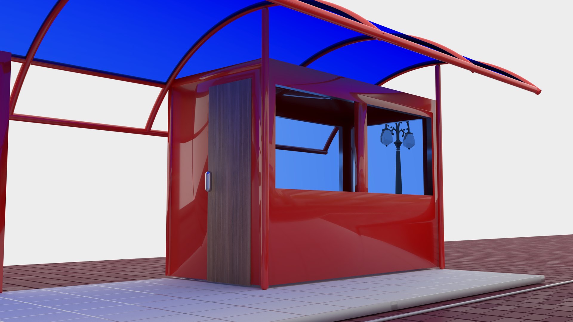 3D Tram Station - TurboSquid 2041240