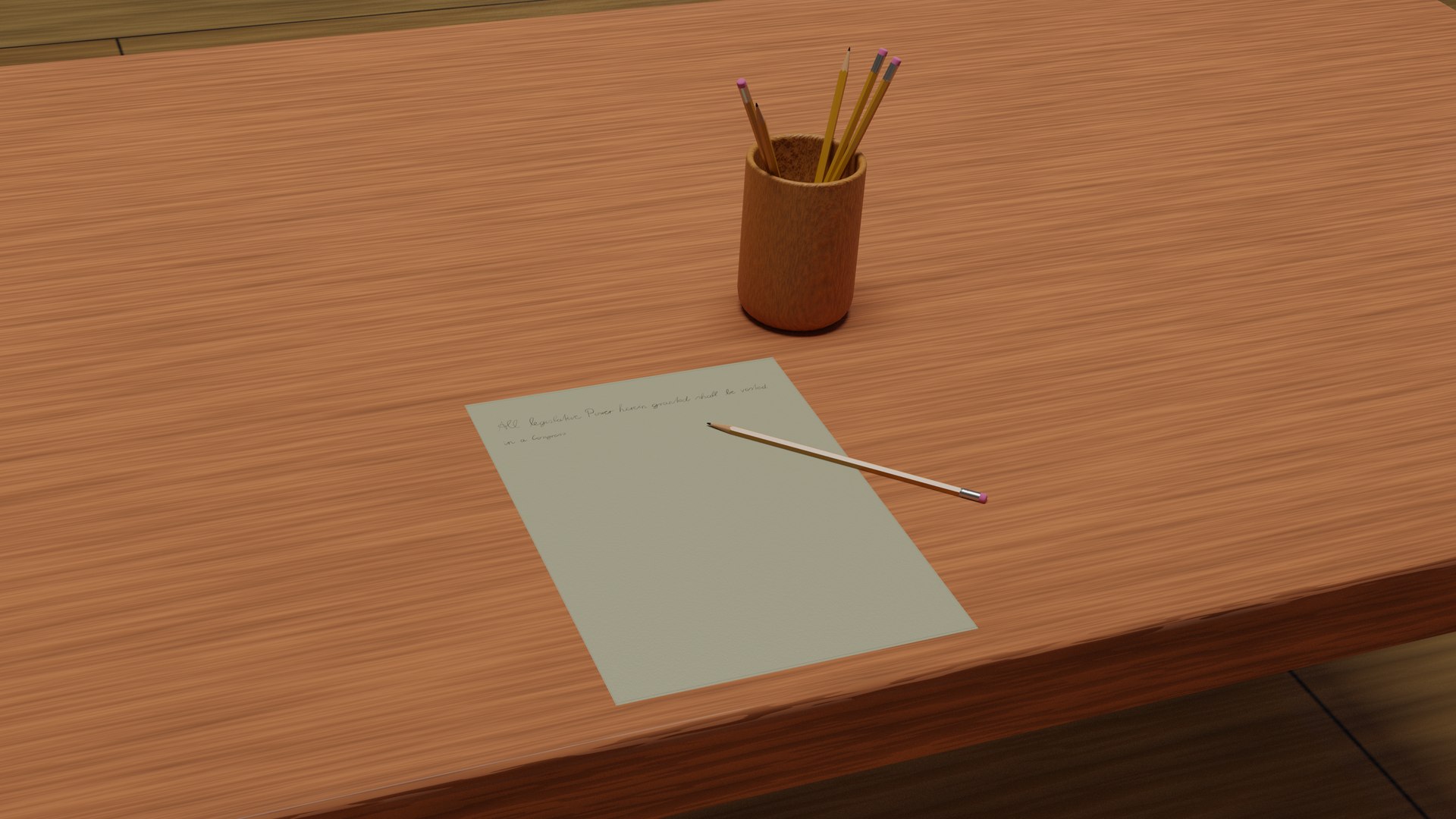 Pencil 3D Model - TurboSquid 1815743