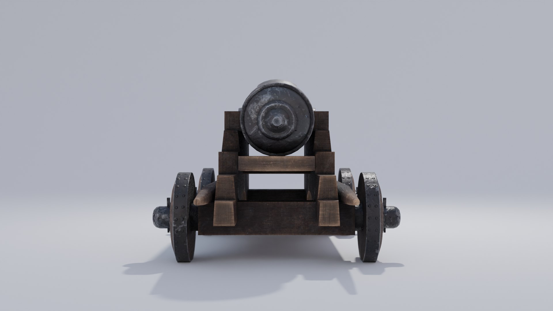 Old Cannon With 4K And 2K Textures Model - TurboSquid 1983807