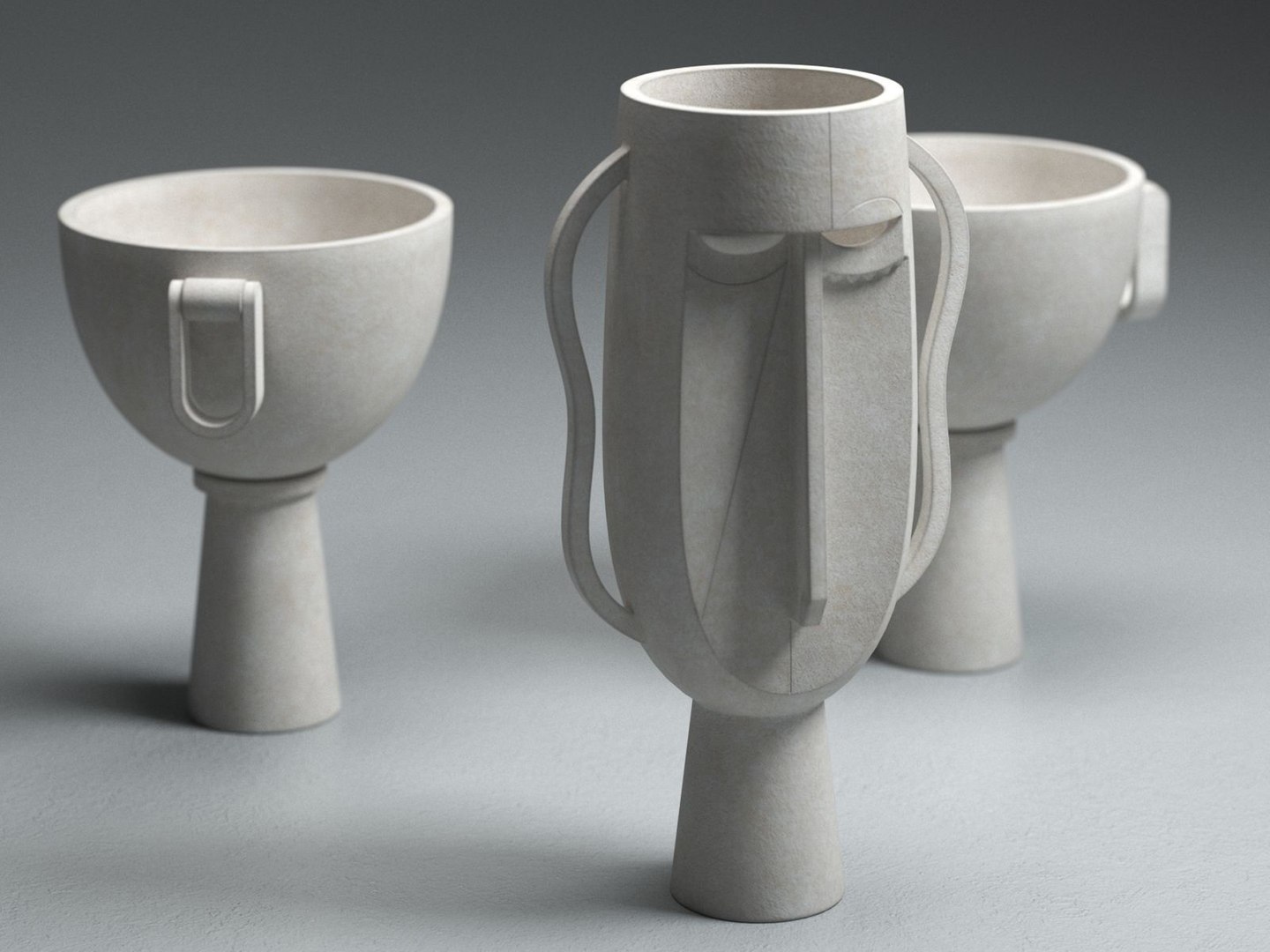 3D Model Ceramic Vases Set 4 - TurboSquid 2161059