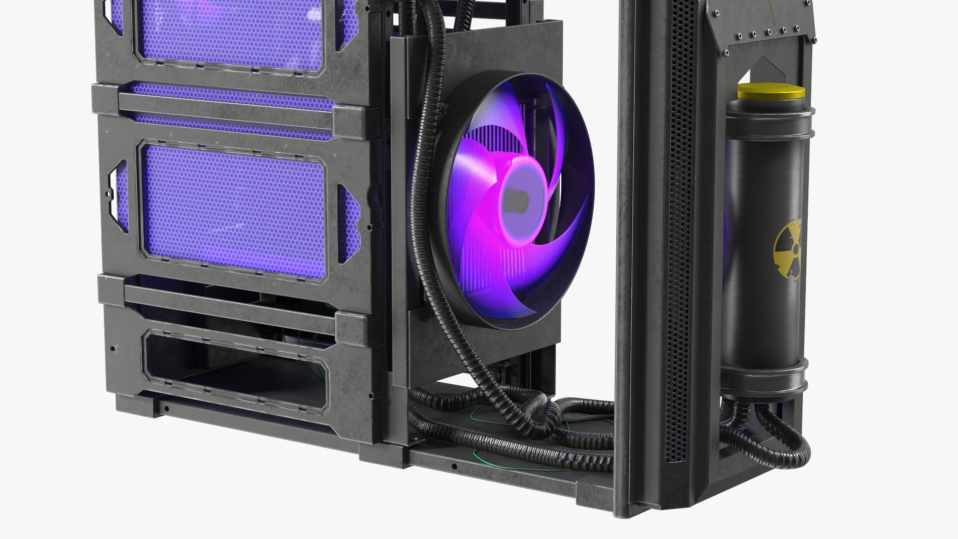 3D Custom Cyberpunk Neon PC - TurboSquid 2106033