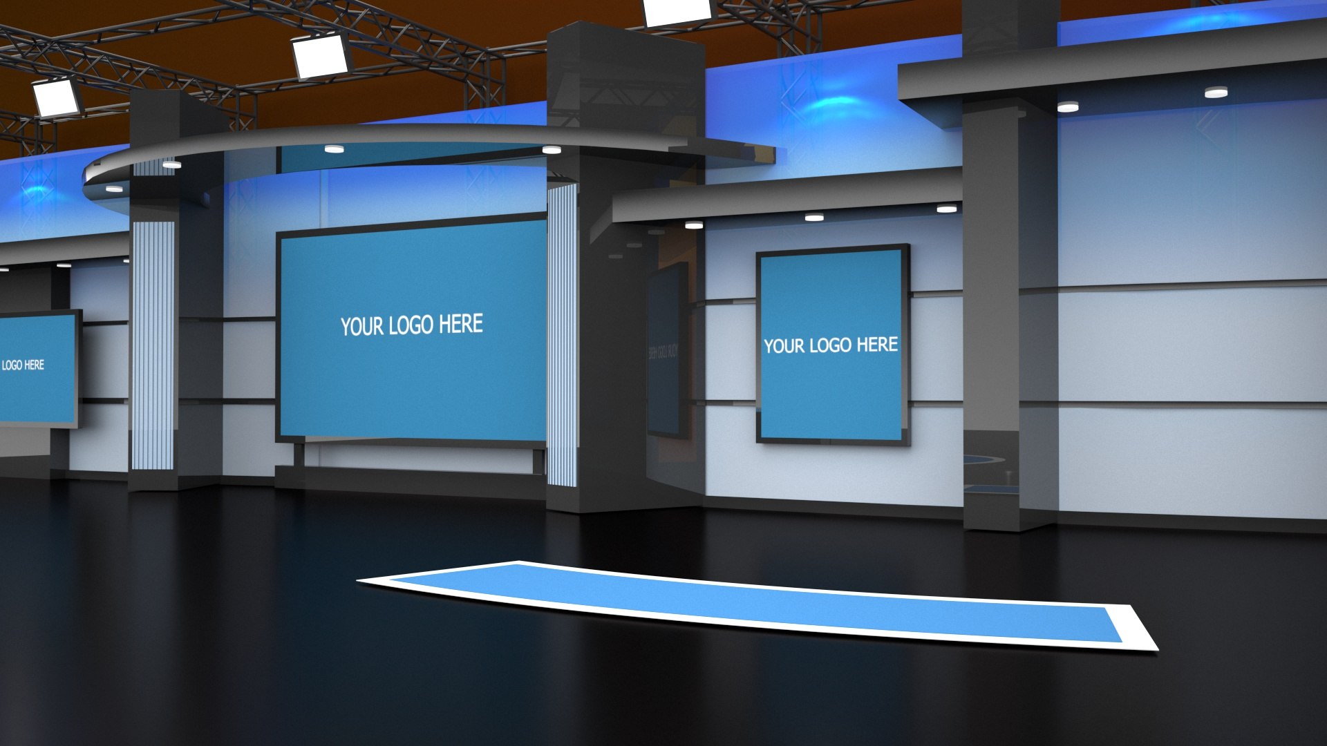 Virtual Set Design 3D Model - TurboSquid 1736311