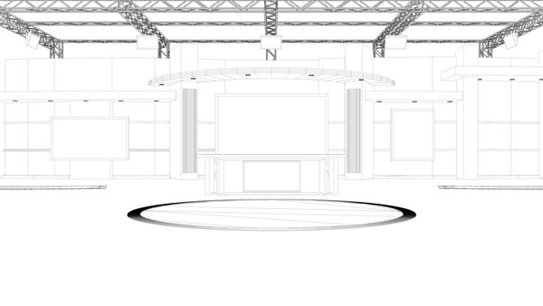Virtual set design 3D model - TurboSquid 1736311