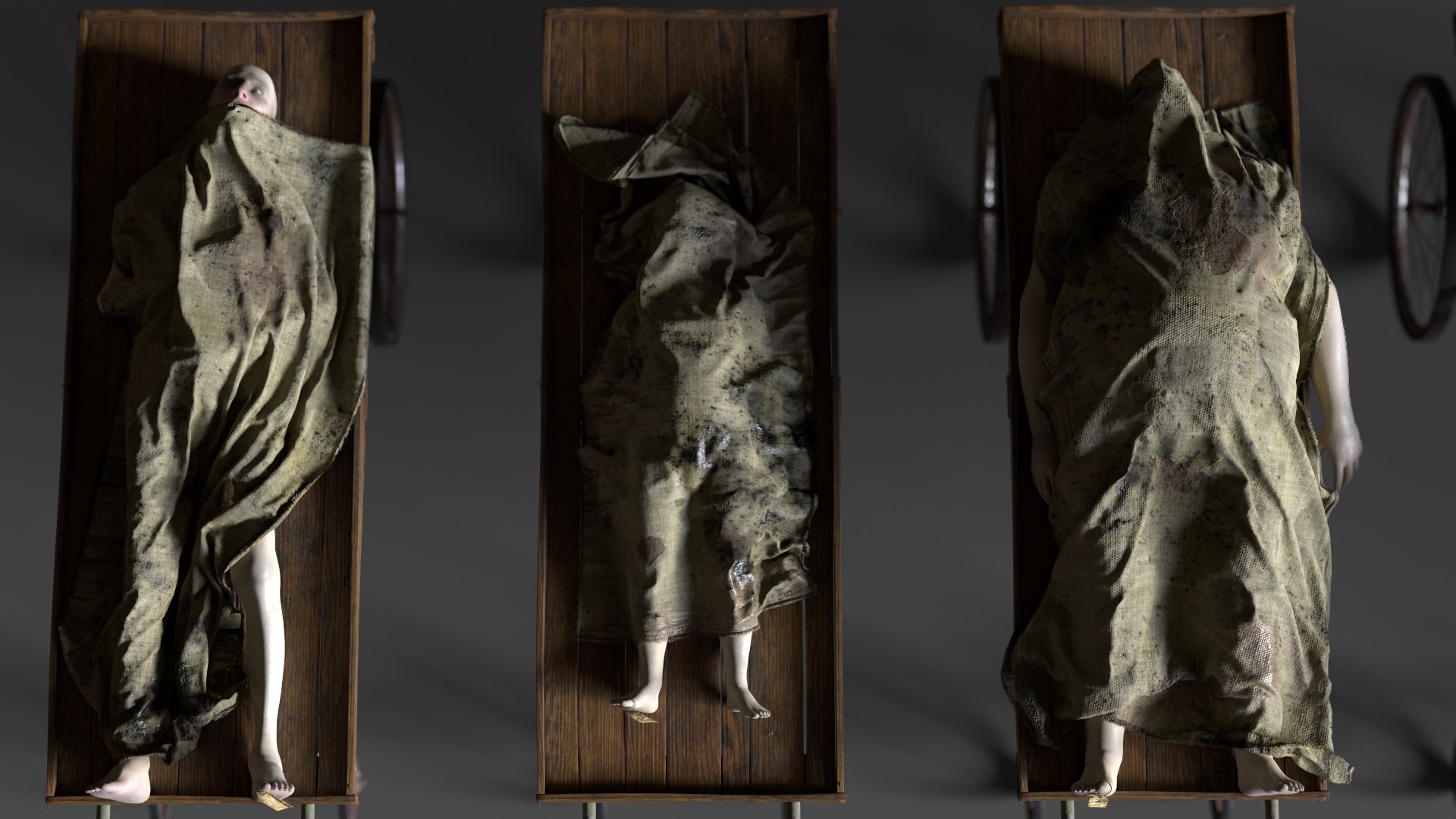 3D Stylized Dead Bodies Bundle - TurboSquid 1874003